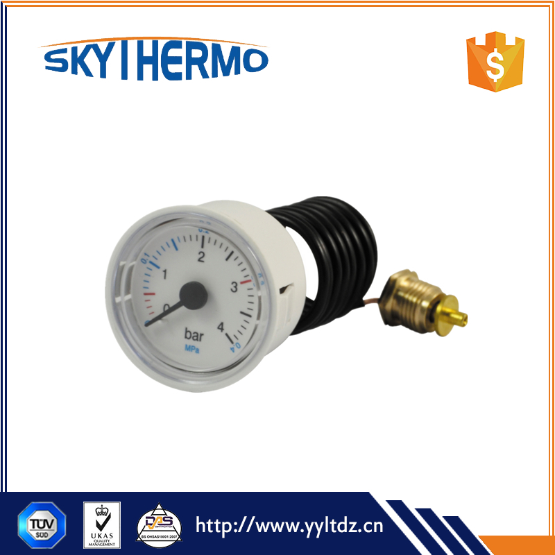 37mm Plastic Capillary Manometer Easy And Remote Reading Pressure Gauge ...